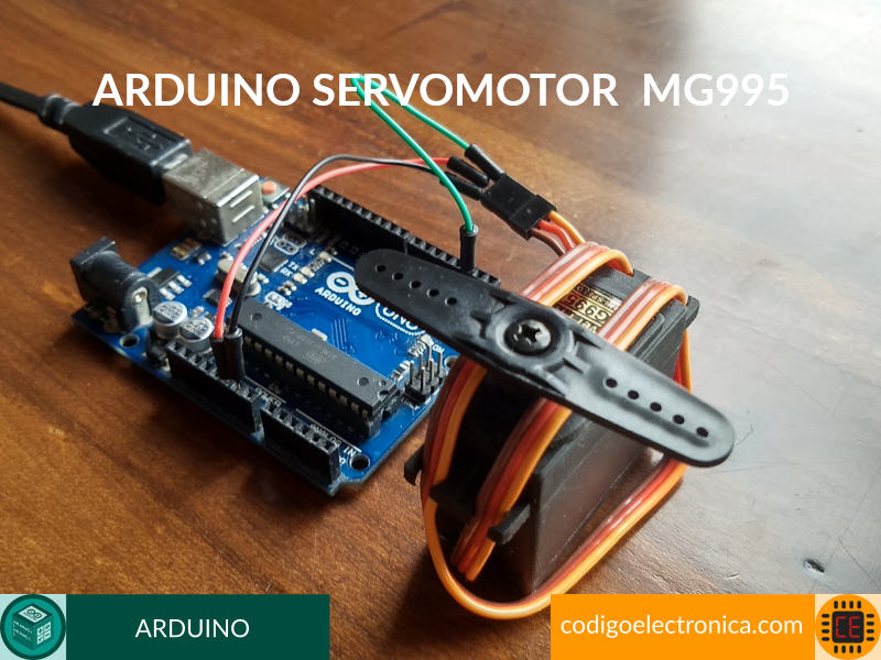 Arduino servomotor | Código Electrónica