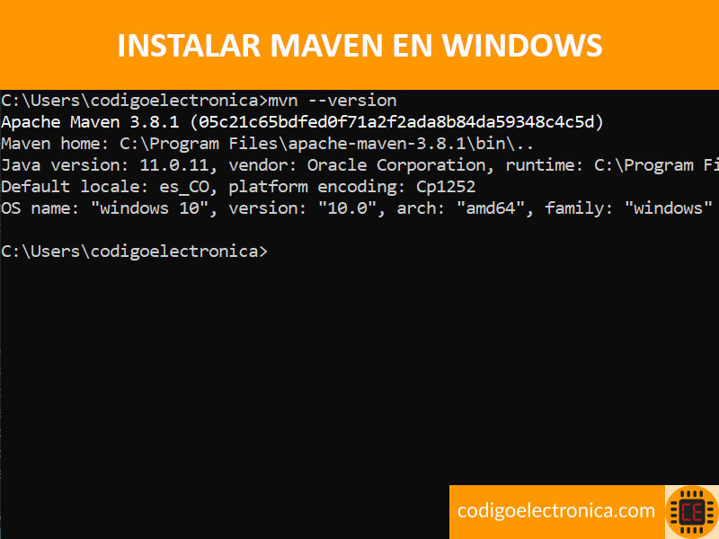 Instalar maven en windows | Código Electrónica
